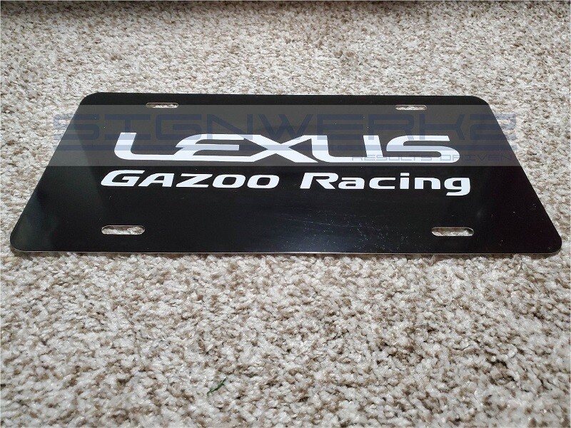 Lexus GR Gazoo Racing Plate metal novelty vanity plate | eBay
