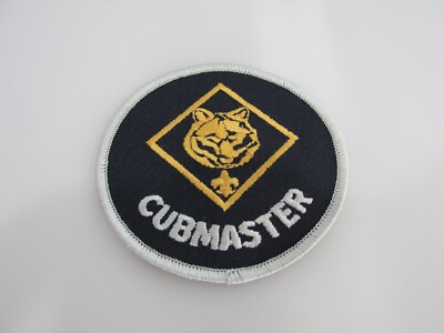BSA Cubmaster Uniform Patch Silver Border Lined Embroidered Round | eBay