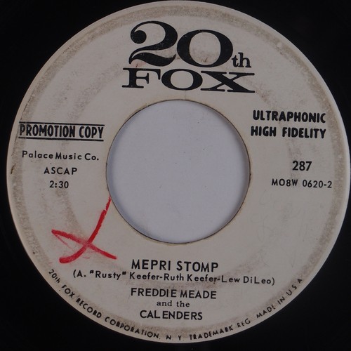 FREDDIE MEADE and CALENDARS: Mepri Stomp 20th CENTURY 45 Surf Rock HEAR IT | eBay