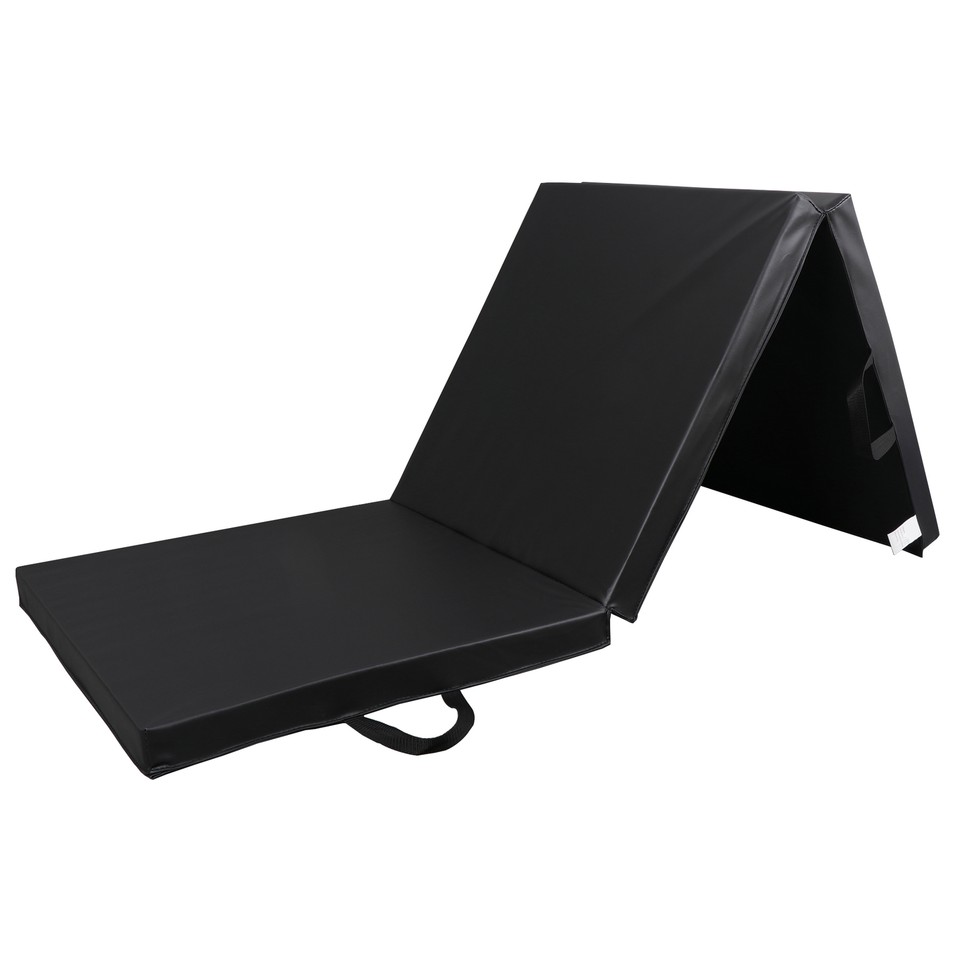 6' x 2' Folding Mat Thick Foam Fitness Exercise Gymnastics Panel Gym ...