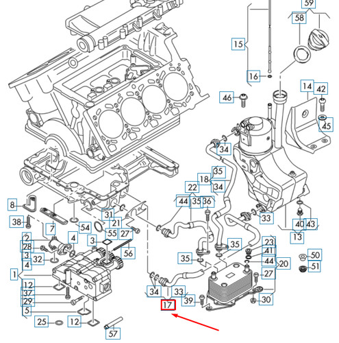 NEW AUDI R8 42 ENGINE OIL COOLER HOSE 420115687P ORIGINAL NO DUTY TO 🇺🇸 ...