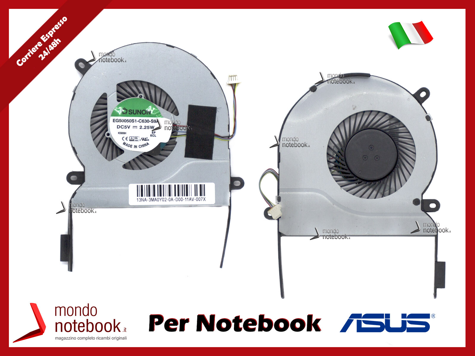 Ventola GPU ASUS ZenBook UX501JW N501JW N501VW (VGA) DQ5D518K000 | eBay