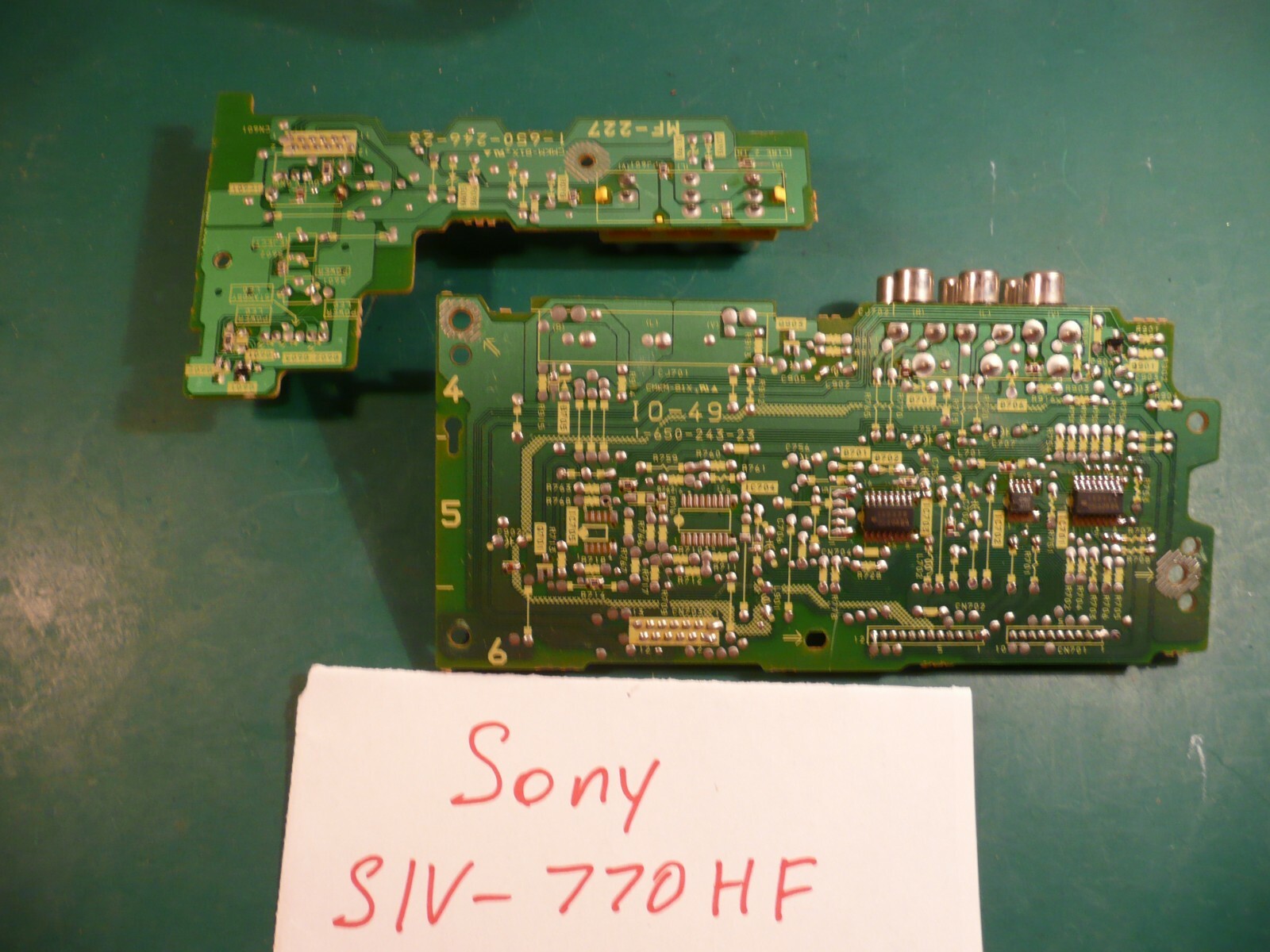 Sony SLV-770HF VCR Replacement Parts Circuit Boards | eBay