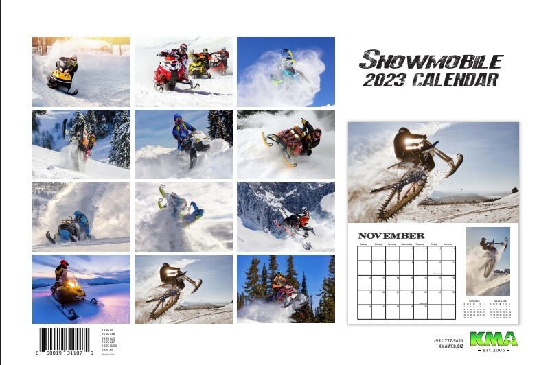 2023 SNOWMOBILE CALENDAR | eBay