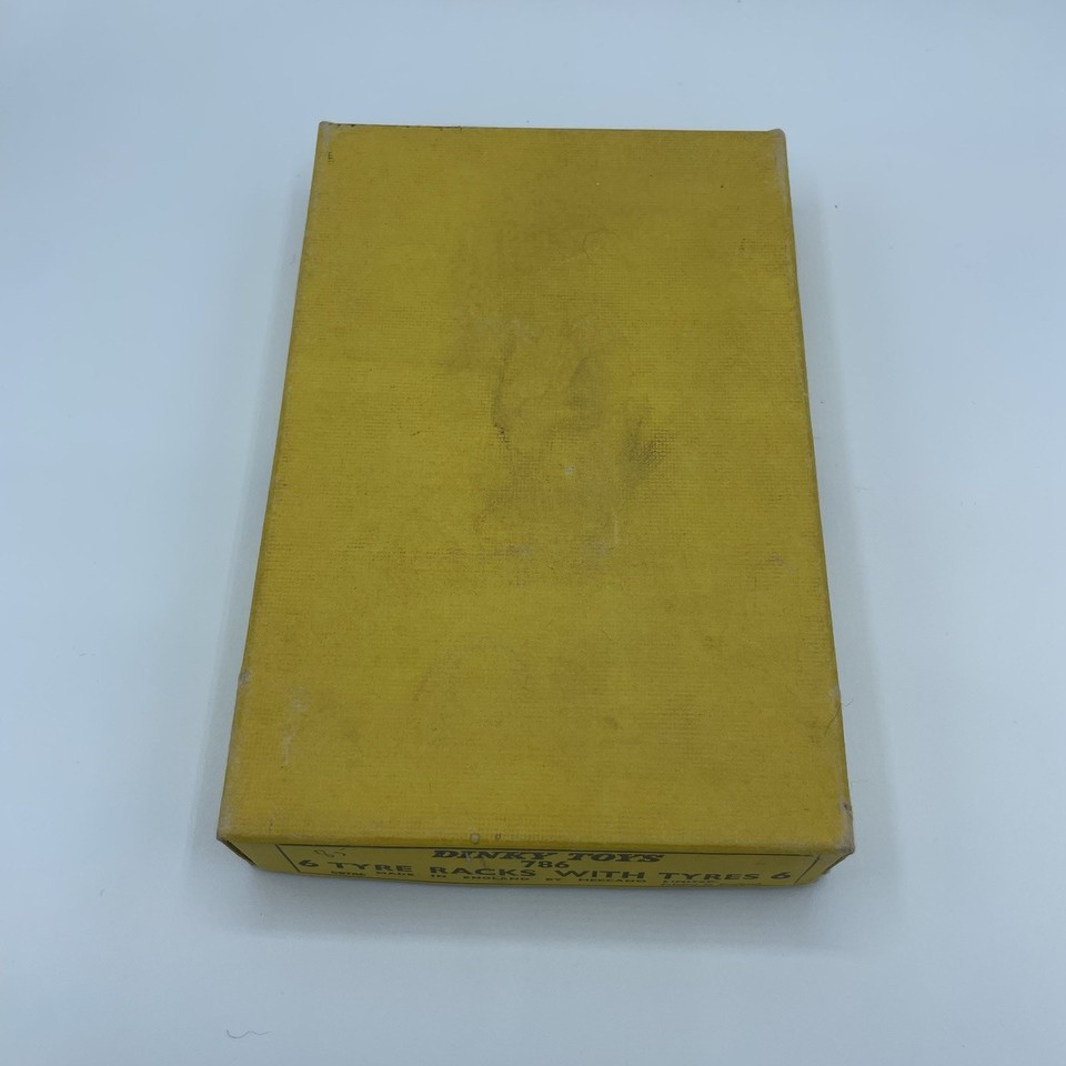 DINKY TOYS 786 DUNLOP LOGO TIRE RACK TRADE BOX TYRE RACKS 50786 BOX ...