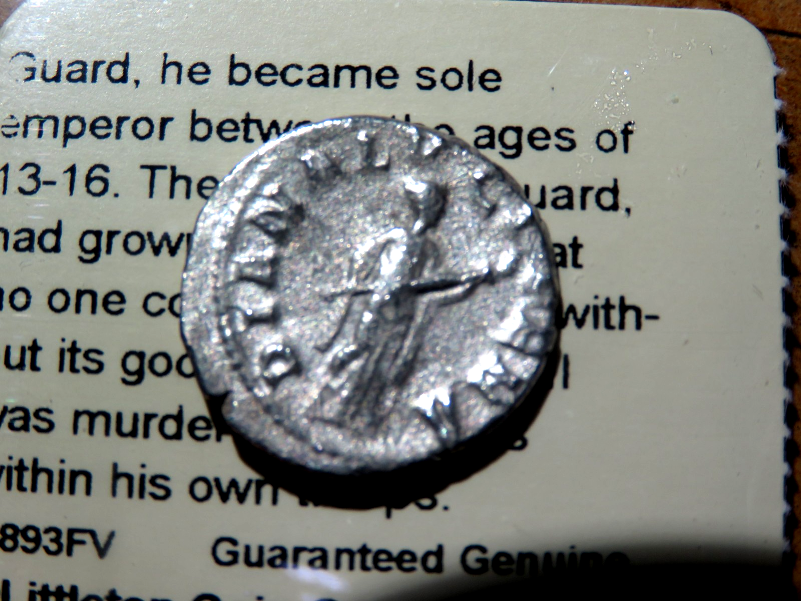 Ancient Roman Silver Coin GORDIAN III AR Denarius Rome #2 LLC Certified ...