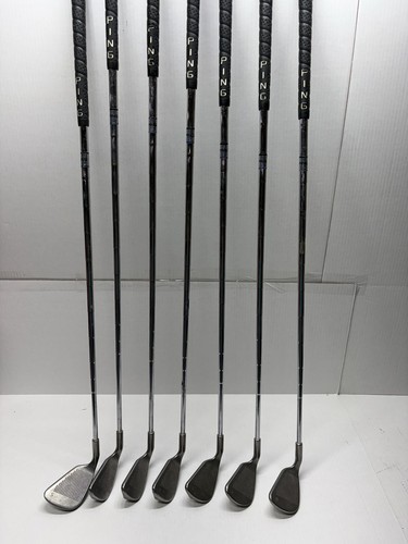 Ping Eye 2 + Red Dot irons 4,5,6,8,9,S,W stiff steel std length | eBay
