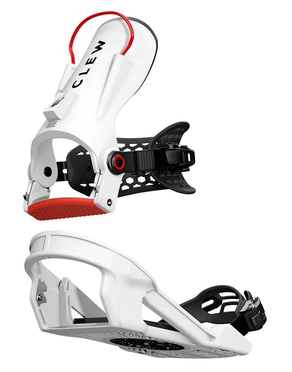 Clew Step In FREEDOM 1.0 Binding Snowboard Black or White Winter Sports ...