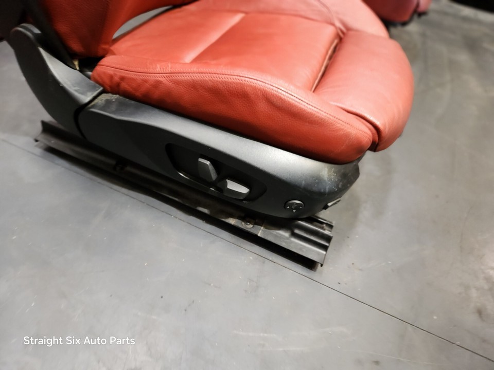 07-13 OEM BMW E93 Convertible Door Panels Sport Seats RED Interior ...