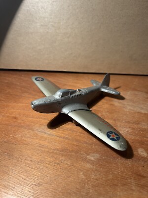 Hubley Toy Airplane P-39 U.S. Army Pursuit Fighter Plane Tin Toy 5 ...