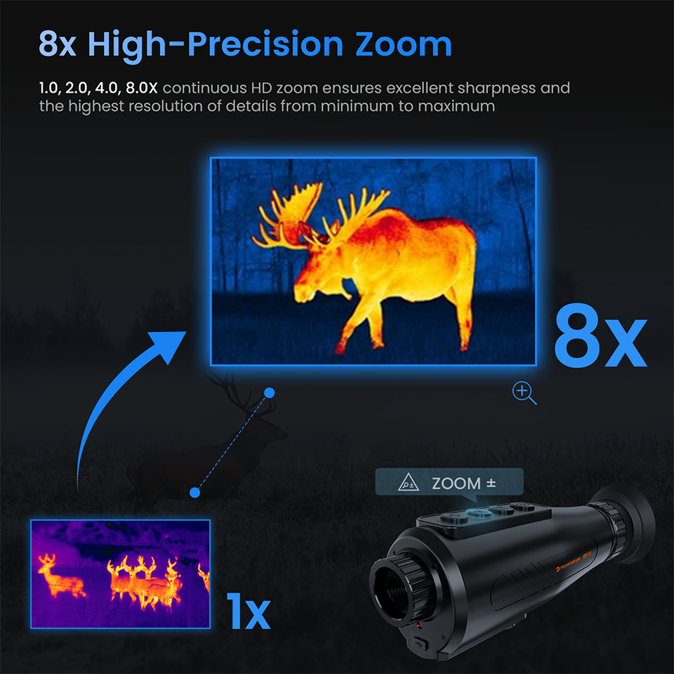 384x288 Thermal Imaging Hunting Imaging Monocular Night Vision Camera ...