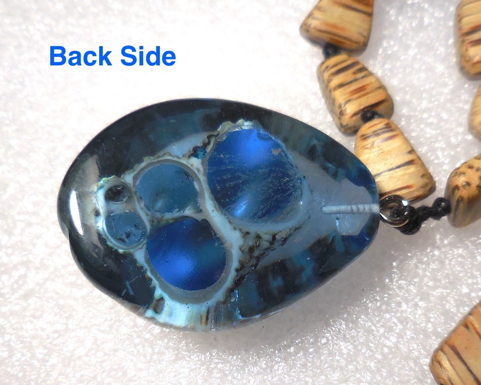 Hawaiian Koele Opihi Limpet Shell Necklace Chunky Chain Beach Resort ...