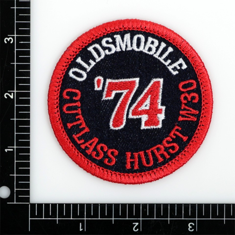 1974 Oldsmobile Cutlass Hurst W30 Embroidered Patch Black/Red Iron-On ...