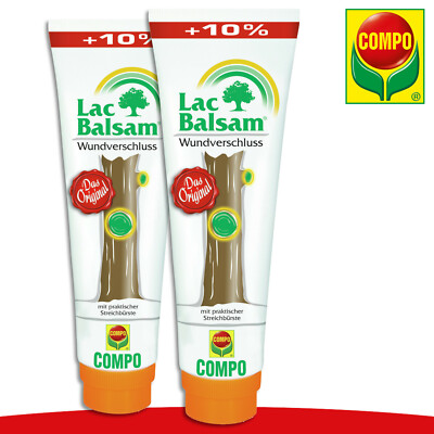 COMPO 2 x 385 g Lac Balsam® Wundverschluss Pflege Bäume Rinde Schutz ...