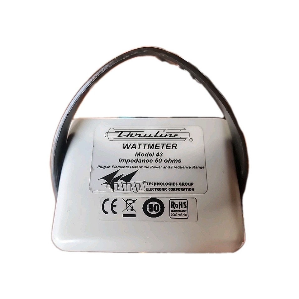 Bird 43 Thruline Wattmeter Watt Element Slug Reading Meter 1W 425-850 ...