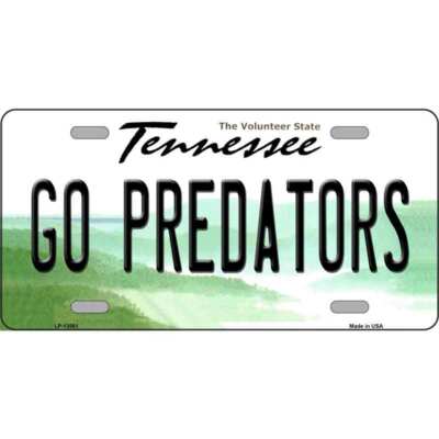 Go Predators Novelty Metal License Plate Tag Tag LP-13561 | eBay