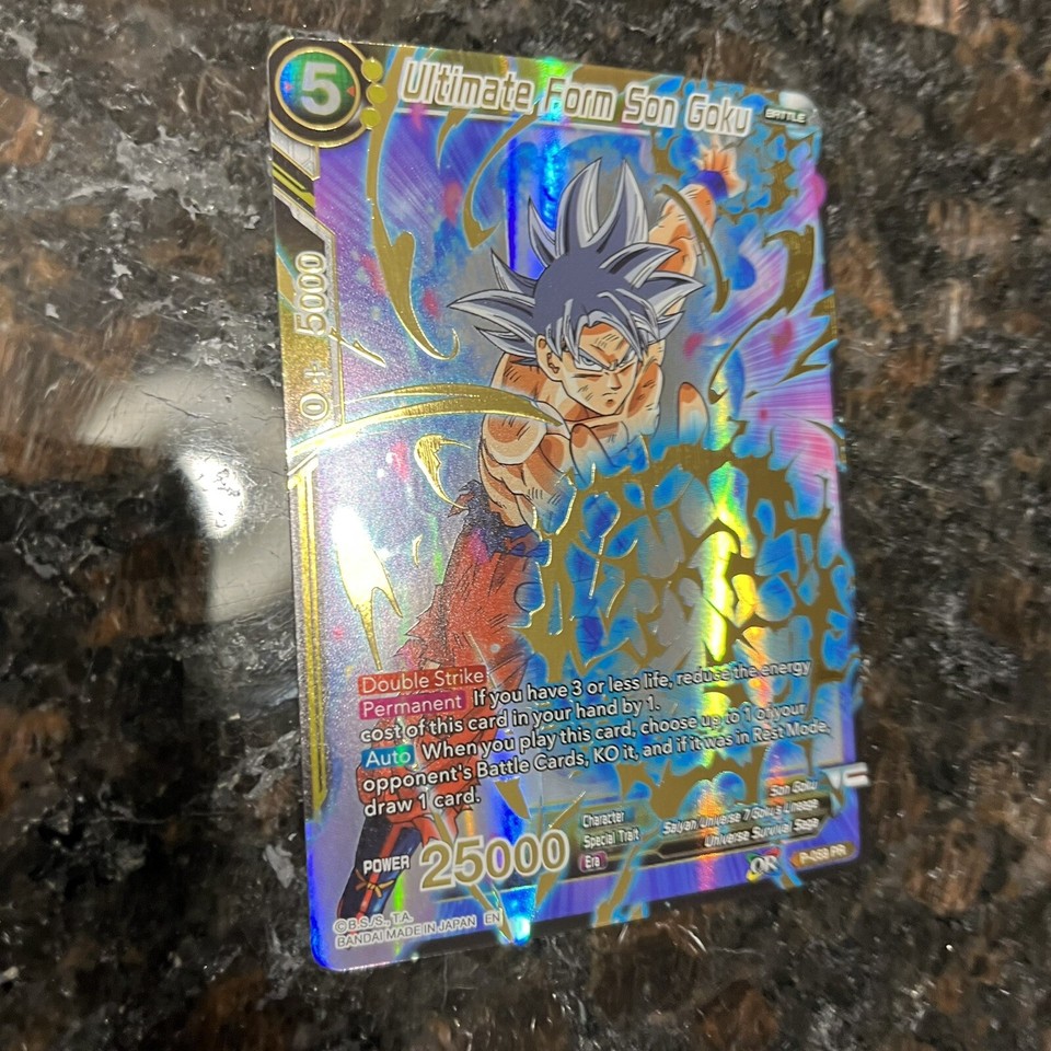 Ultimate Form Son Goku Alt Art GOLD STAMP Foil Dragon Ball Super Card ...