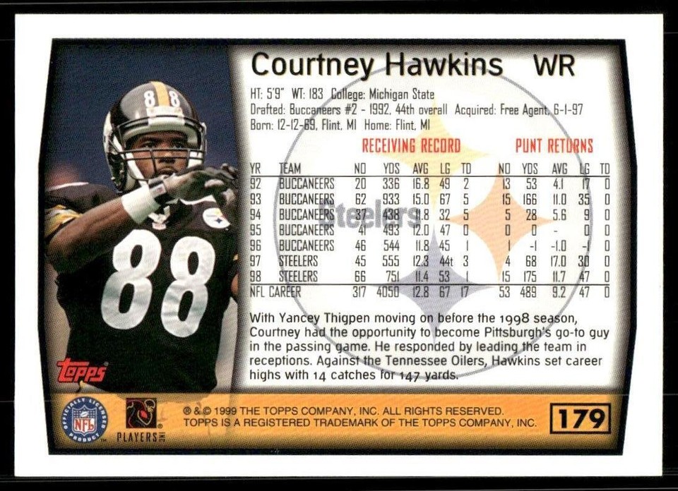 1999 Topps #179 Courtney Hawkins Topps Collection | eBay