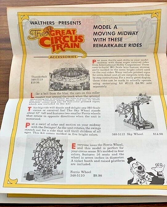 Walthers HO Great Circus Train Flat Car Set (#53 and #60) 11th Release ...