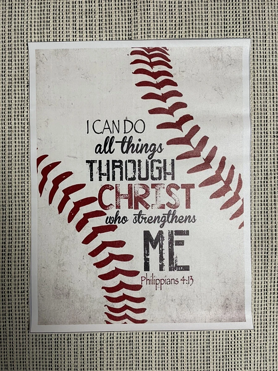Philippians 4 13 Baseball