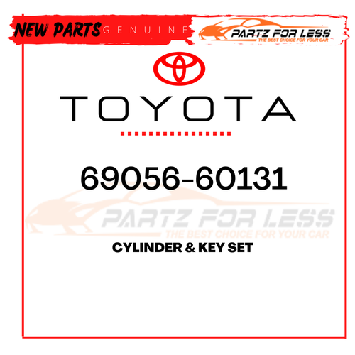 69056-60131 TOYOTA GENUINE CYLINDER & KEY SET 6905660131 OEM | eBay