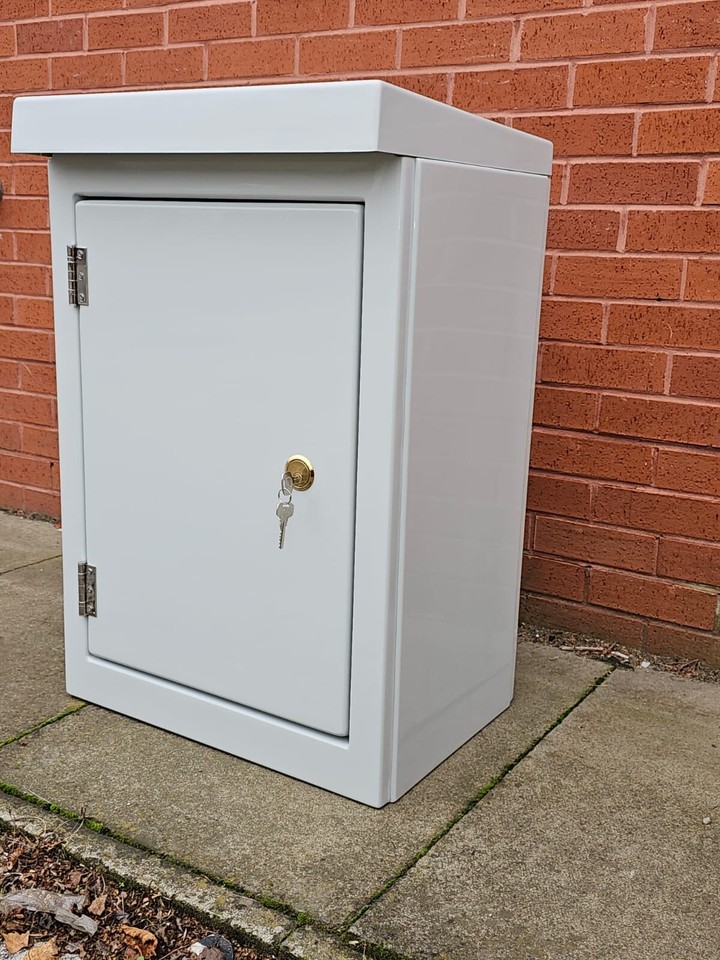 grp electric enclosure kiosk cabinet meter box Grey T1 W570 x D310 x ...
