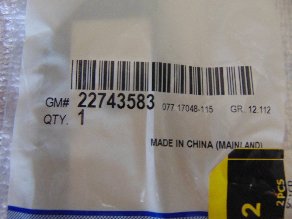 14-19 CHEVY IMPALA FRONT PASSENGER OR DRIVER SIDE DOOR EMBLEM 22743583 ...