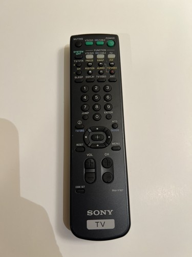 SONY Remote Control RM-Y167 (preowned) | eBay