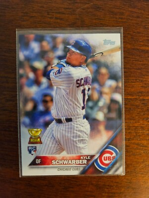 2016 Topps Kyle Schwarber Rookie Card RC Chicago Cubs #66 | eBay