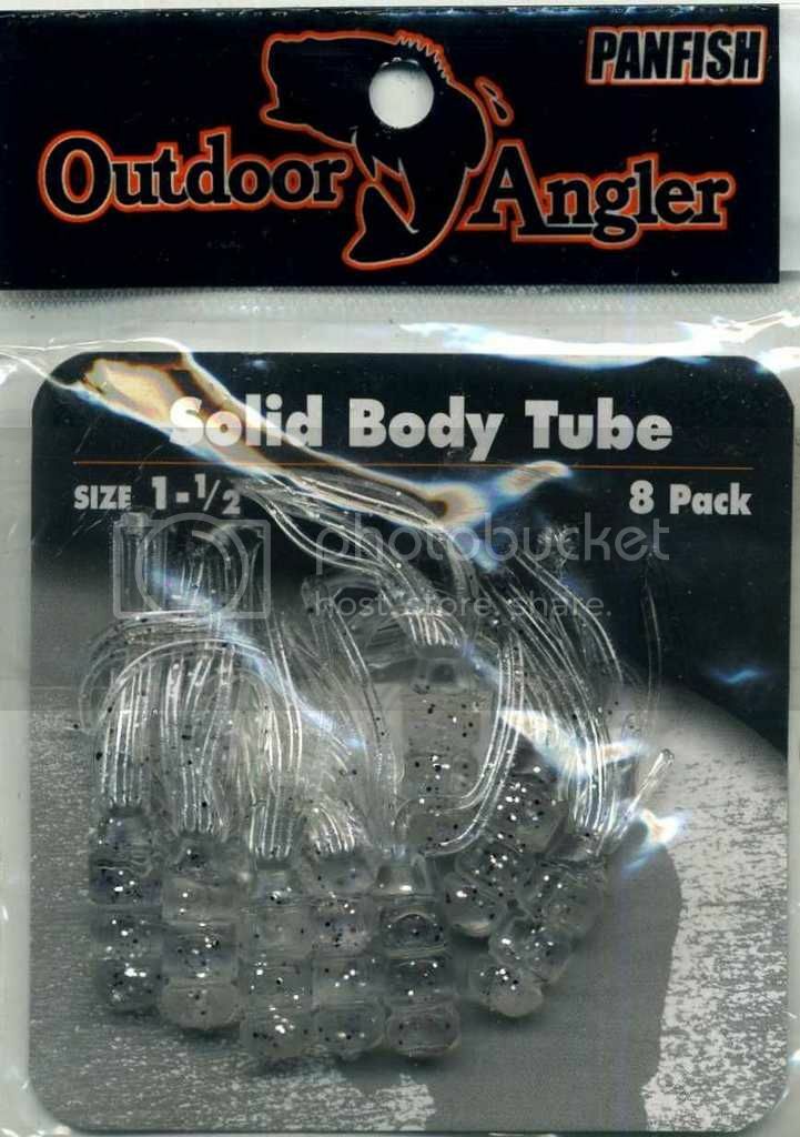 Outdoor Angler Panfish Solid Body Tube Size 1-1 1/2 8 Pack Silver | eBay