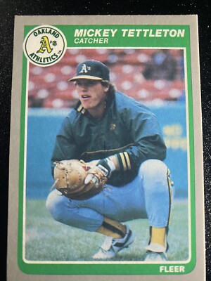 1985 Fleer Update #U-119 Mickey Tettleton Rookie Card | eBay