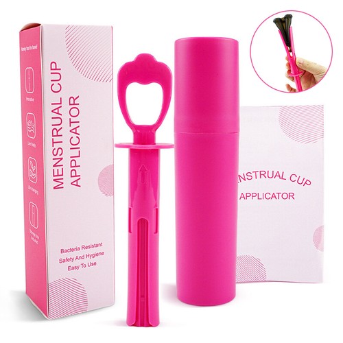 Reusable Feminine Menstrual Cup Booster Plastic Feminine Hygiene Tool ...