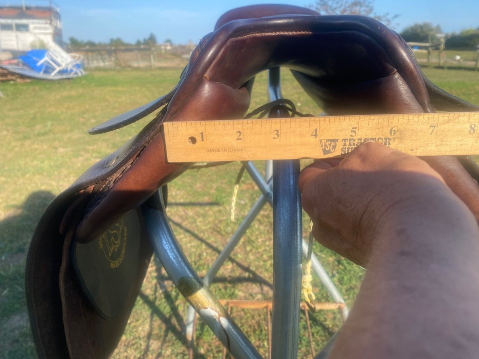 Used 21" LSS saddleseat Lane Fox cutback English saddle made in England ...