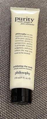 PHILOSOPHY ~ PURITY MADE SIMPLE EXFOLIATING CLAY MASK ~ 5 OZ | eBay