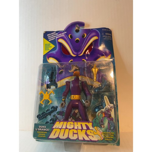 Duke L'Orange Action Figure Mattel Mighty Ducks Champion - Mattel 1996 ...