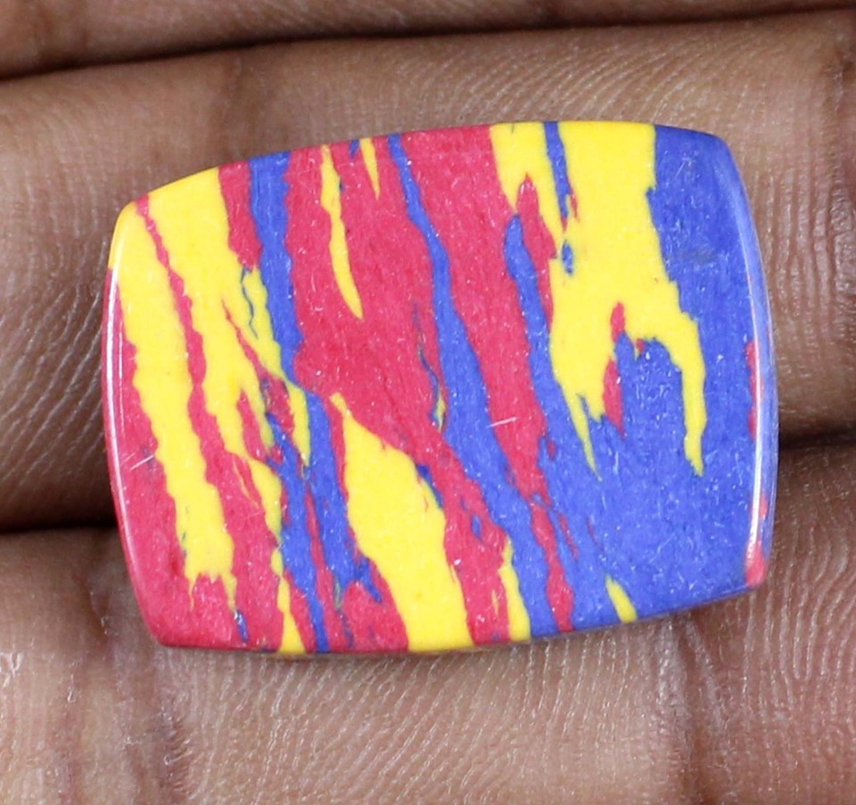 Natural Multi-Color Turquoise 28.40 Ct Cushion Gemstone T9906 Christmas ...