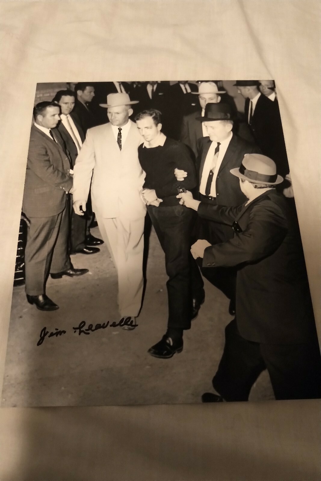 Jim Leavelle JFK Oswald Dallas PD Kennedy Signed In Person 8x10 ...