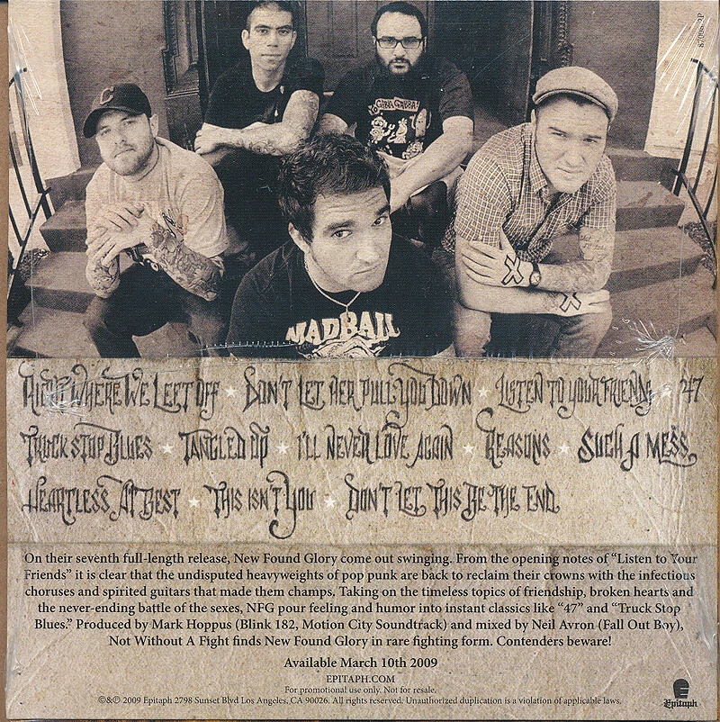 New Found Glory Not Without A Fight