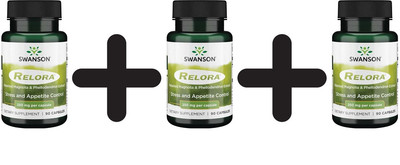 3 x Swanson Relora, 250mg - 90 caps (494,44 EUR/kg) | eBay