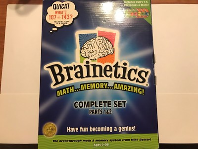 Brainetics - Breakthrough Math and Memory System - Complete Set Parts 1 ...