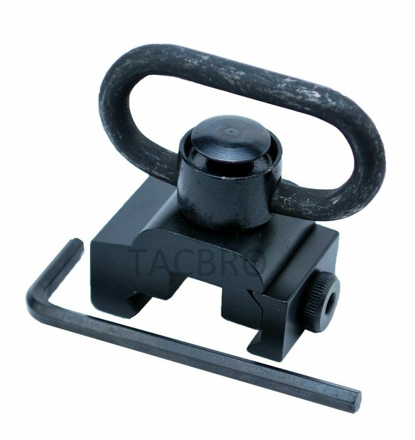 Hunting QD Sling Swivel Attachment 20mm Picatinny Rail Mount Quick ...