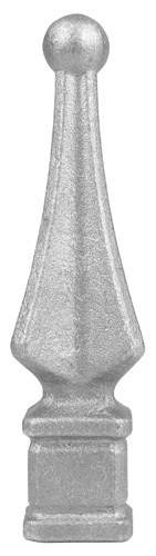 Railheads Finials Spearpoint Gate Fence Top Railings Wrought Iron ...