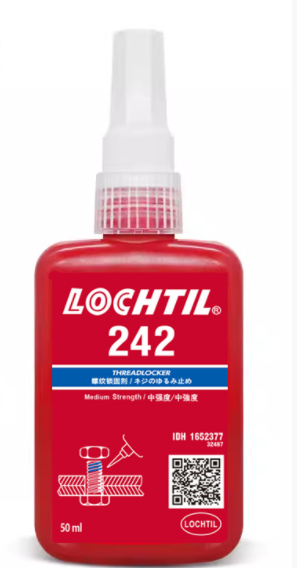 Loctite 242 Thread Lock 50ml Blue Bolt Stud Fast Fix Screw Glue Nut ...