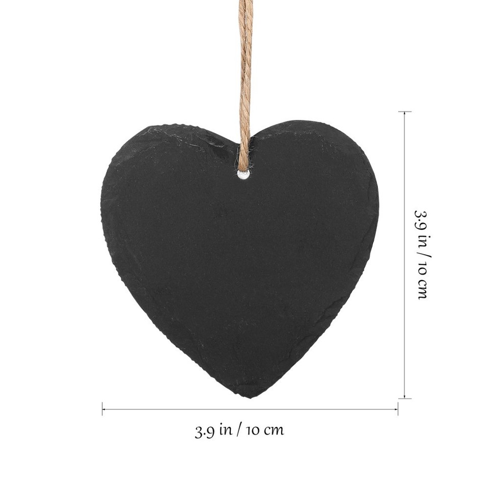 3Pcs Labels Heart Shaped Memo Board Tags Food Sign Garden Plant | eBay ...