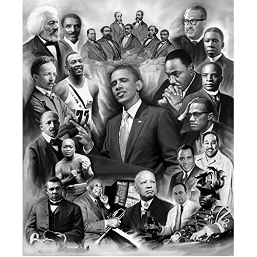 Black History Month Collage Obama