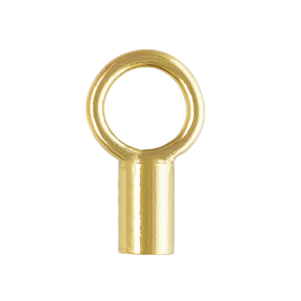 10pcs 14K Gold Filled Cord End Caps for Jewelry Making 1mm 1.4mm Inside ...