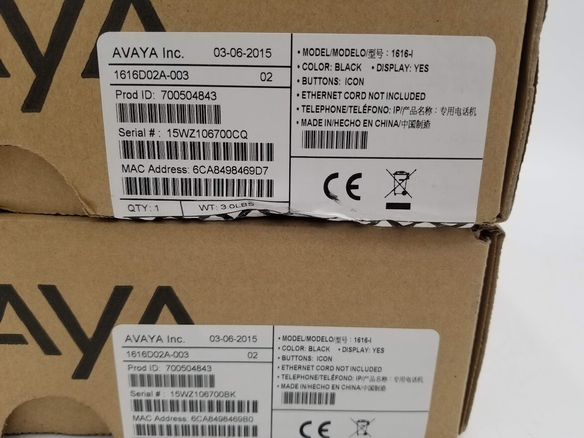 Avaya 1616-i IP 16x Total Line Global Phone 700504843 for sale online ...