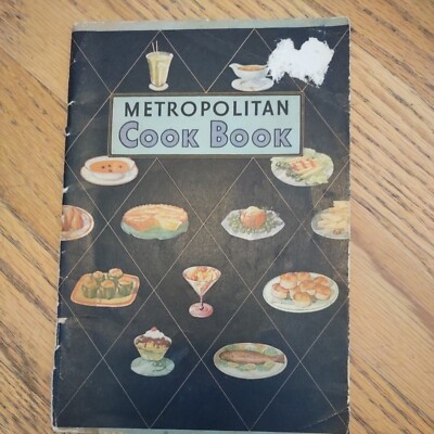 Metropolitan Cook Book Recipes Vintage 1950's Paperback | eBay