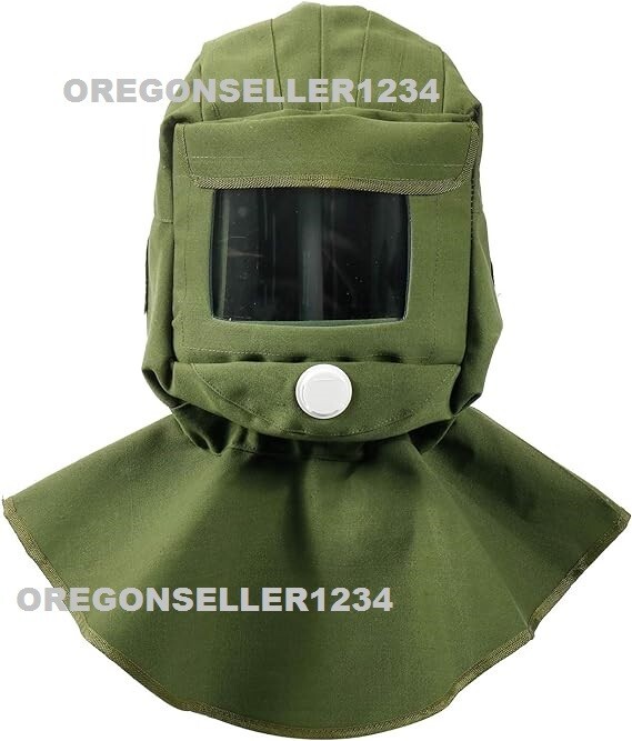 NEW BLASTING HOOD MEDIA MASK BUMP CAP HAT ABRASIVE SAND BLAST BLASTER ...