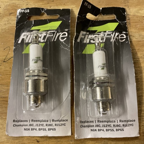 2 First Fire FF-15 Spark Plugs Champion J8C J12YC RJ8C RJ12YC NGK 8P4 ...